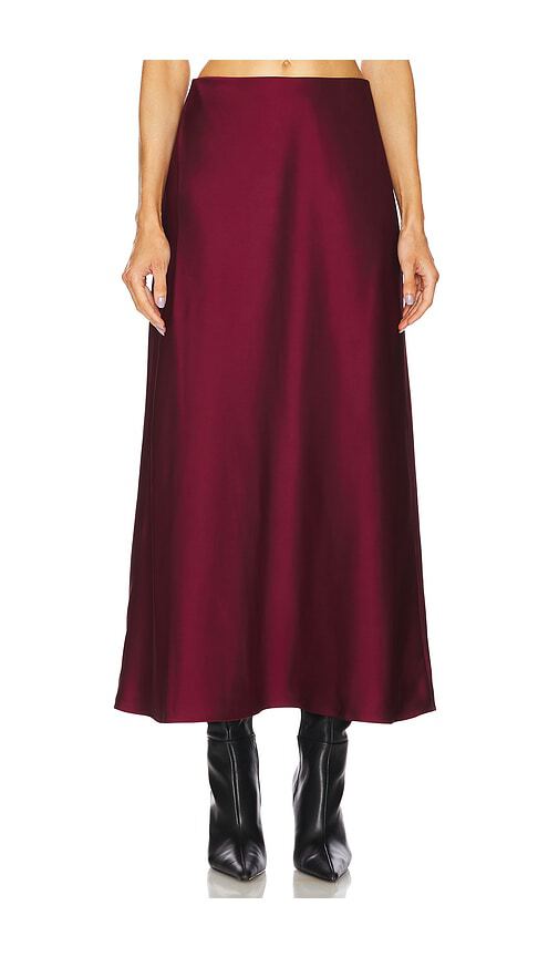 global skirt / dark sangria